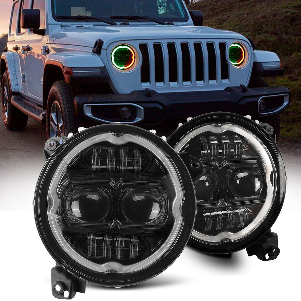 Shop Jeep Wrangler LED Headlights | TJ JK JL 4xe & Gladiator