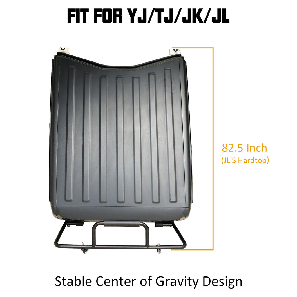SUNPIE Upgraded Sliding Hard Top Carrier Freedom Panel Storage Rack Co