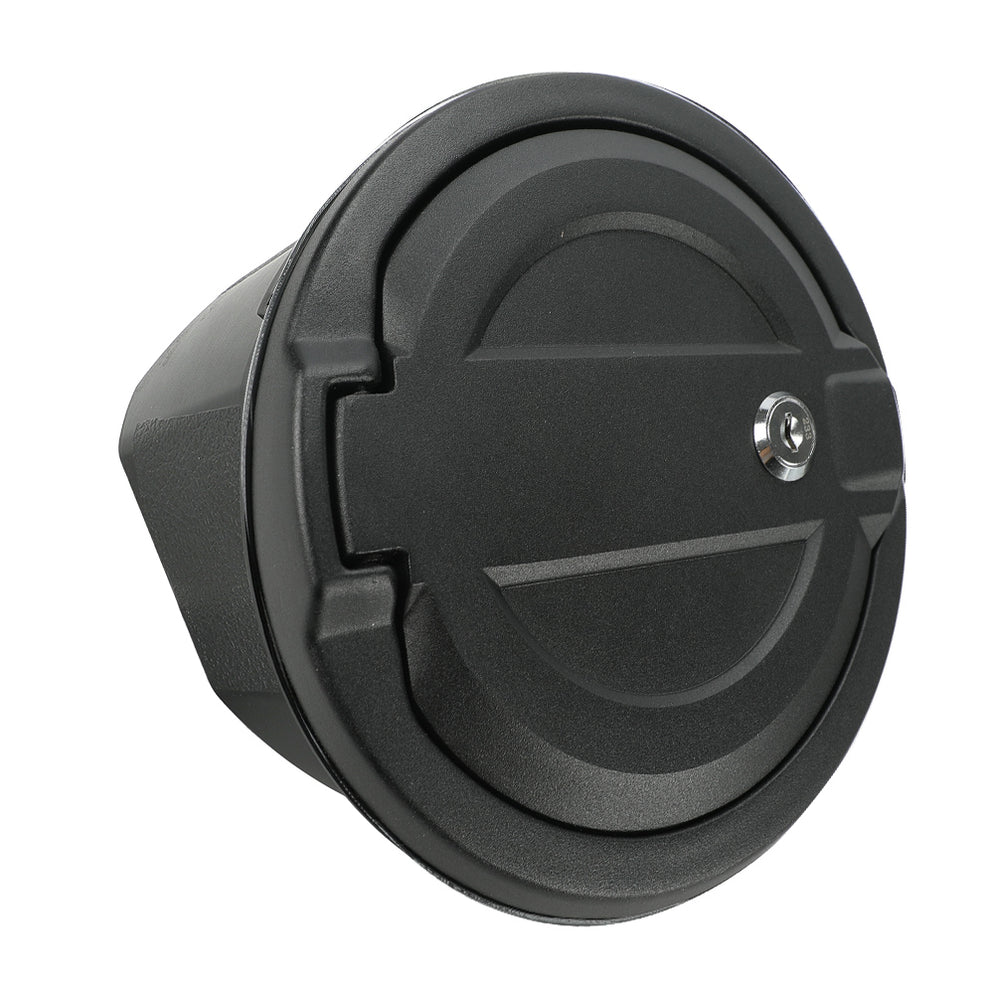 Locking Aluminum Fuel Filler Door Cover with key Accessories Compatibl