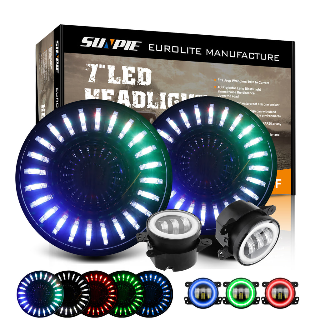 LED Lights & Accessories for Jeep Wrangler, Harley & Ford Bronco — Sunpie