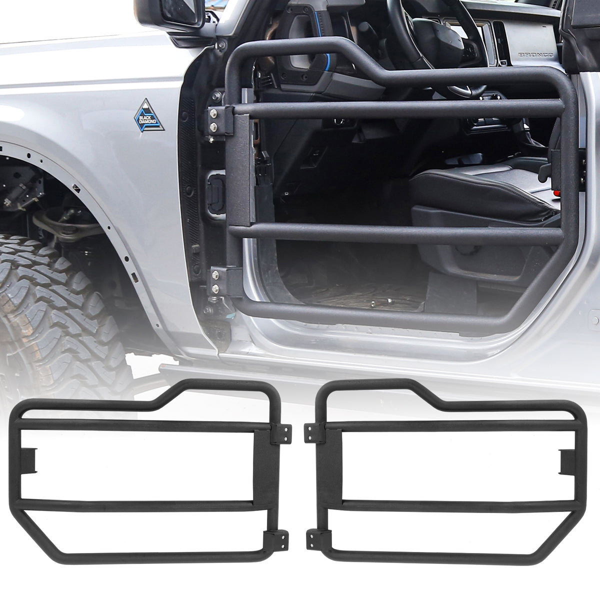 Ford Bronco Tube Doors for 2021-2024 Ford Bronco 2-Door (2PCS)