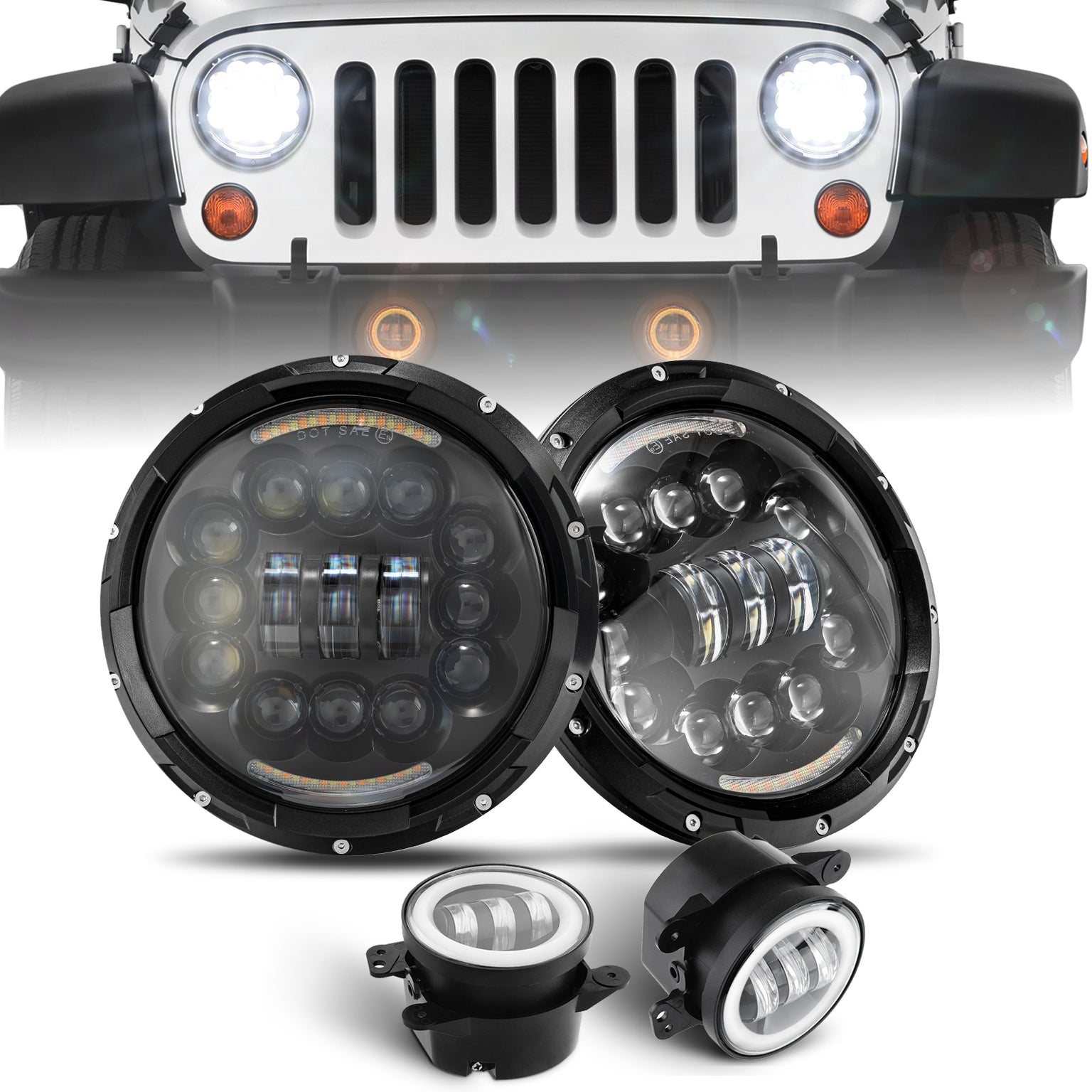 LED Lights & Accessories for Jeep Wrangler, Harley & Ford Bronco