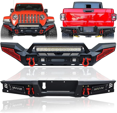 Jeep Wrangler JK JL JT Front & Rear Bumpers Combo Kits
