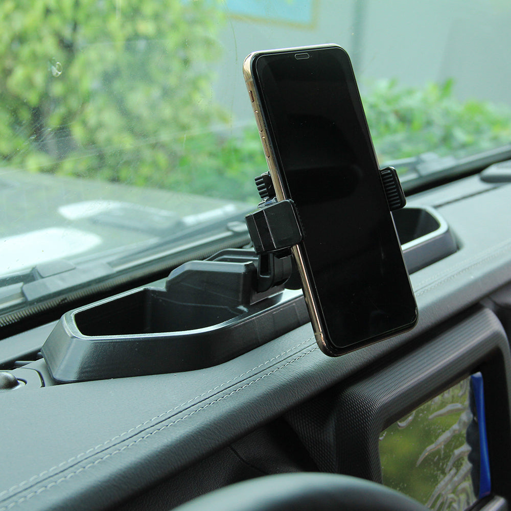 Jeep Wrangler JL Phone Holder 2018 2019 (Dash Mount Accesspries) — Sunpie