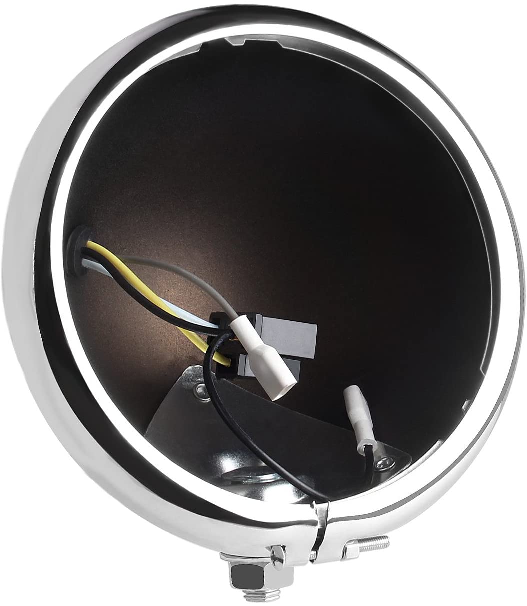 Motorcycle 5-3/4" 5.75 Inch LED Headlight Housing Bucket Mounting Brac