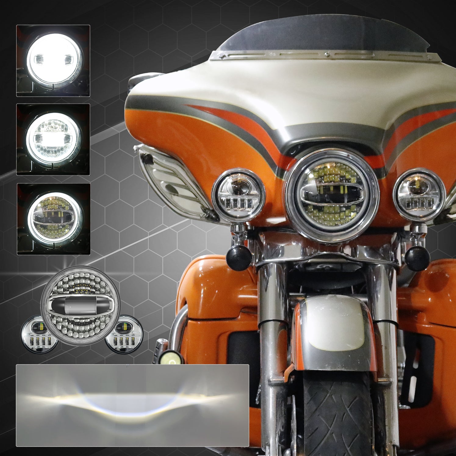 Harley Lights: Aftermarket LED Lights & Lighting Accessories — Sunpie