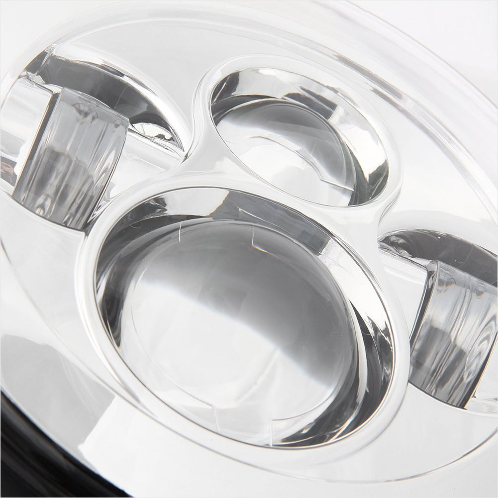 Sunpie 7" Chrome Motorcycle LED Headlight for Harley Davidson Motorcyc