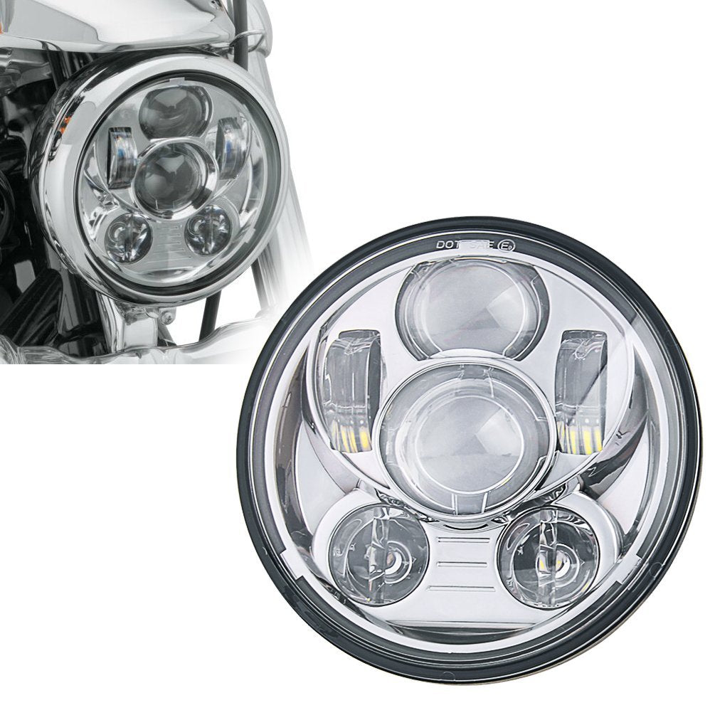 Sunpie 5-3/4 inch Projector LED Headlight for Harley Davidson