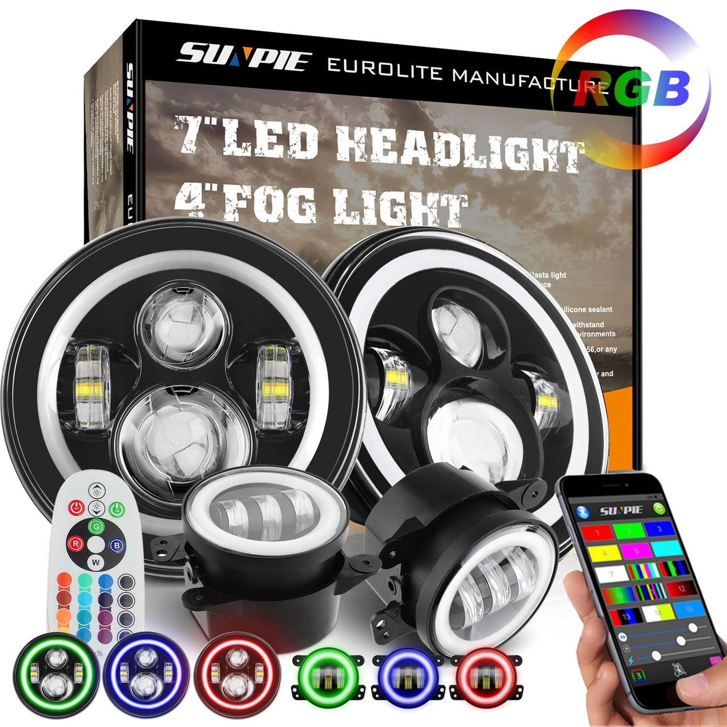 Jeep LED Lights: TJ, JK, JL, 4xe & Gladiator