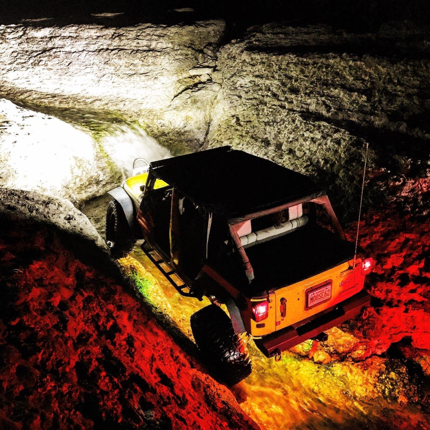 Sunpie 12Pod RGBW Hexagonal Series LED Rock Lights Kits Bluetooth & Re