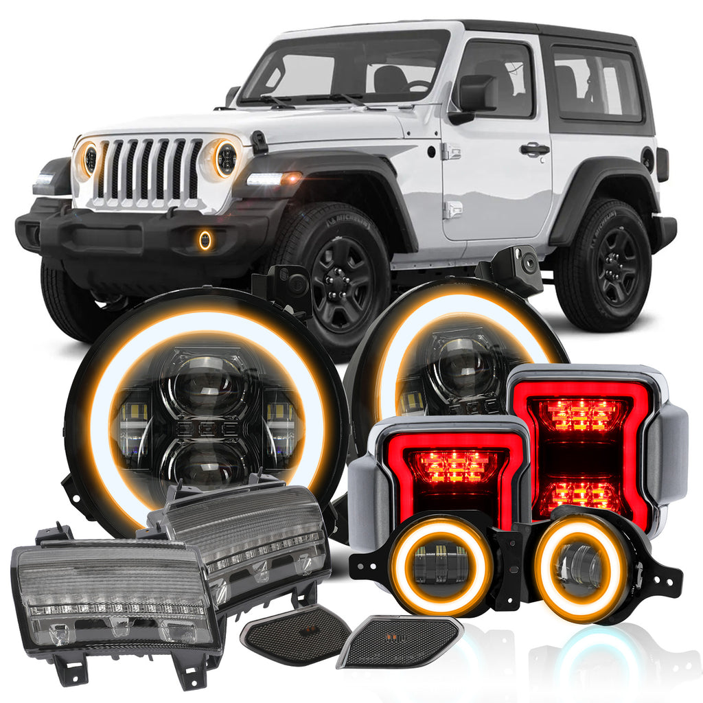 Jeep Wrangler JL/JLU LED Light Combo Kits