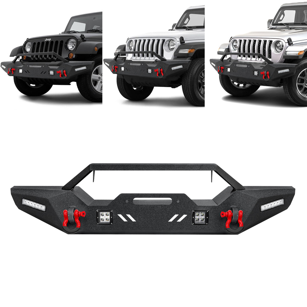 Jeep Wrangler JK JL JT Front & Rear Bumpers Combo Kits — Sunpie
